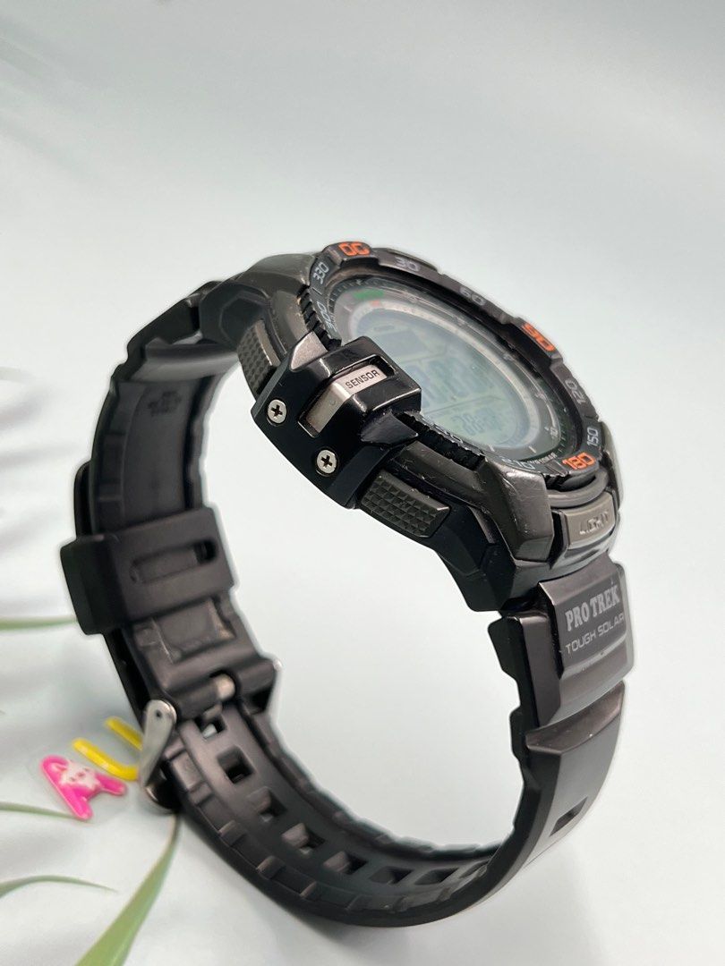 Casio ProTrek PRG270 Tough Solar Triple Sensor Compass Barometer Altimeter Thermometer, Men's ...