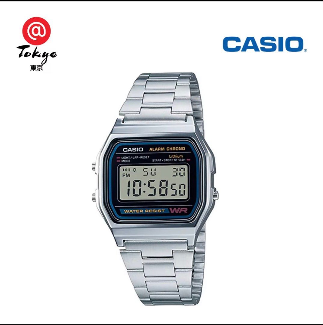 Casio Vintage Series A158WA-1 (Silver) on Carousell