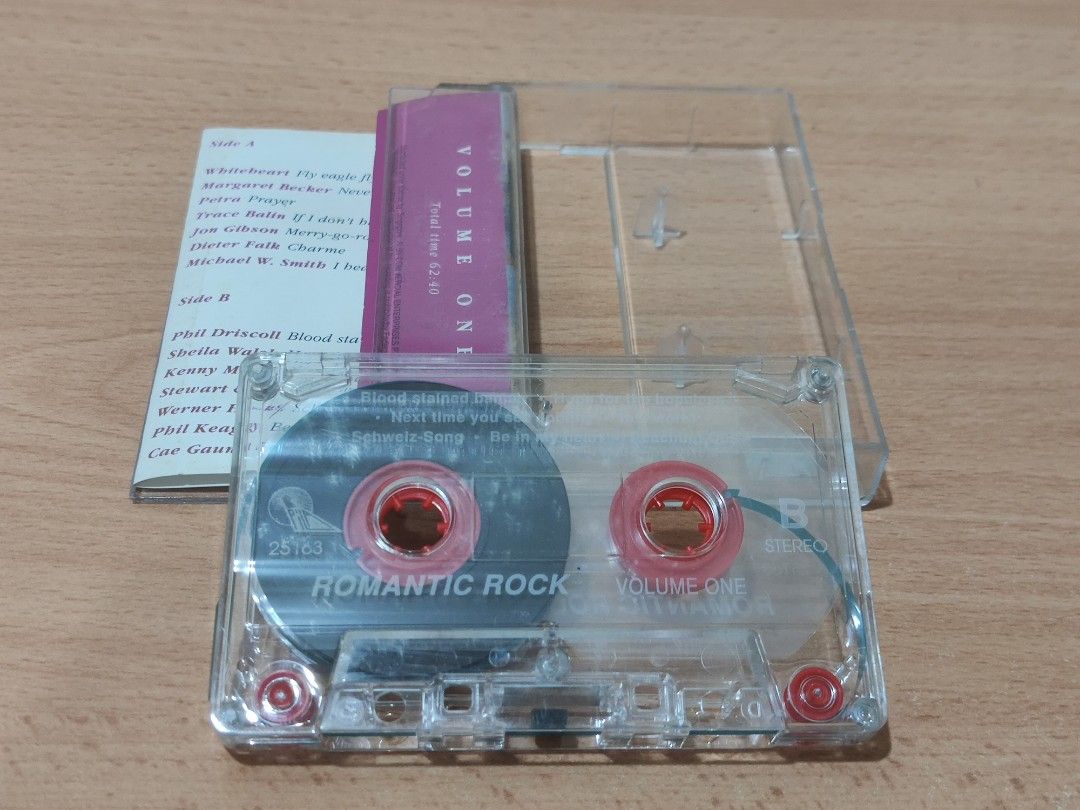 (Cassette) Romantic Rock Volume One, Hobbies & Toys, Music & Media, CDs & DVDs on Carousell