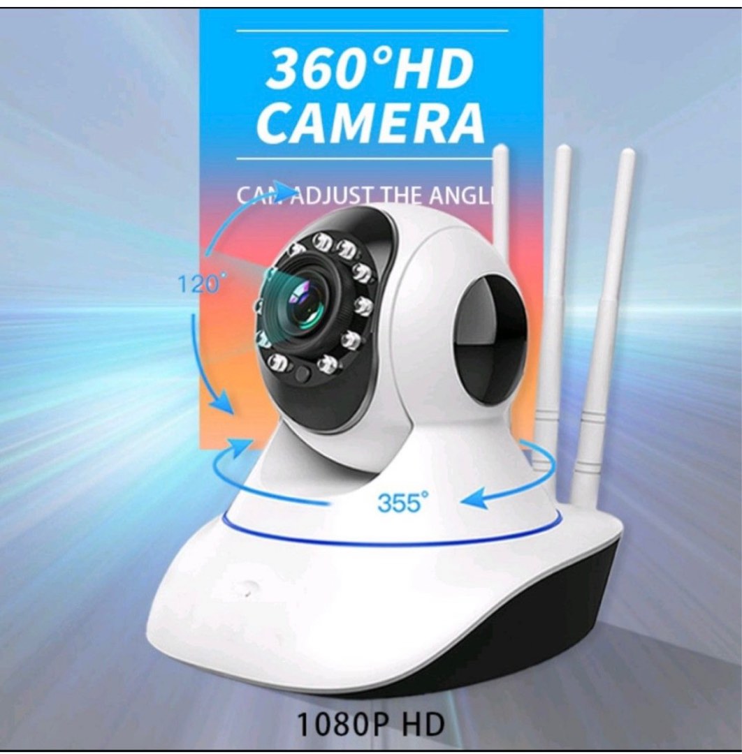 cctv 360 degree hd camera, Furniture & Home Living, Security & Locks ...
