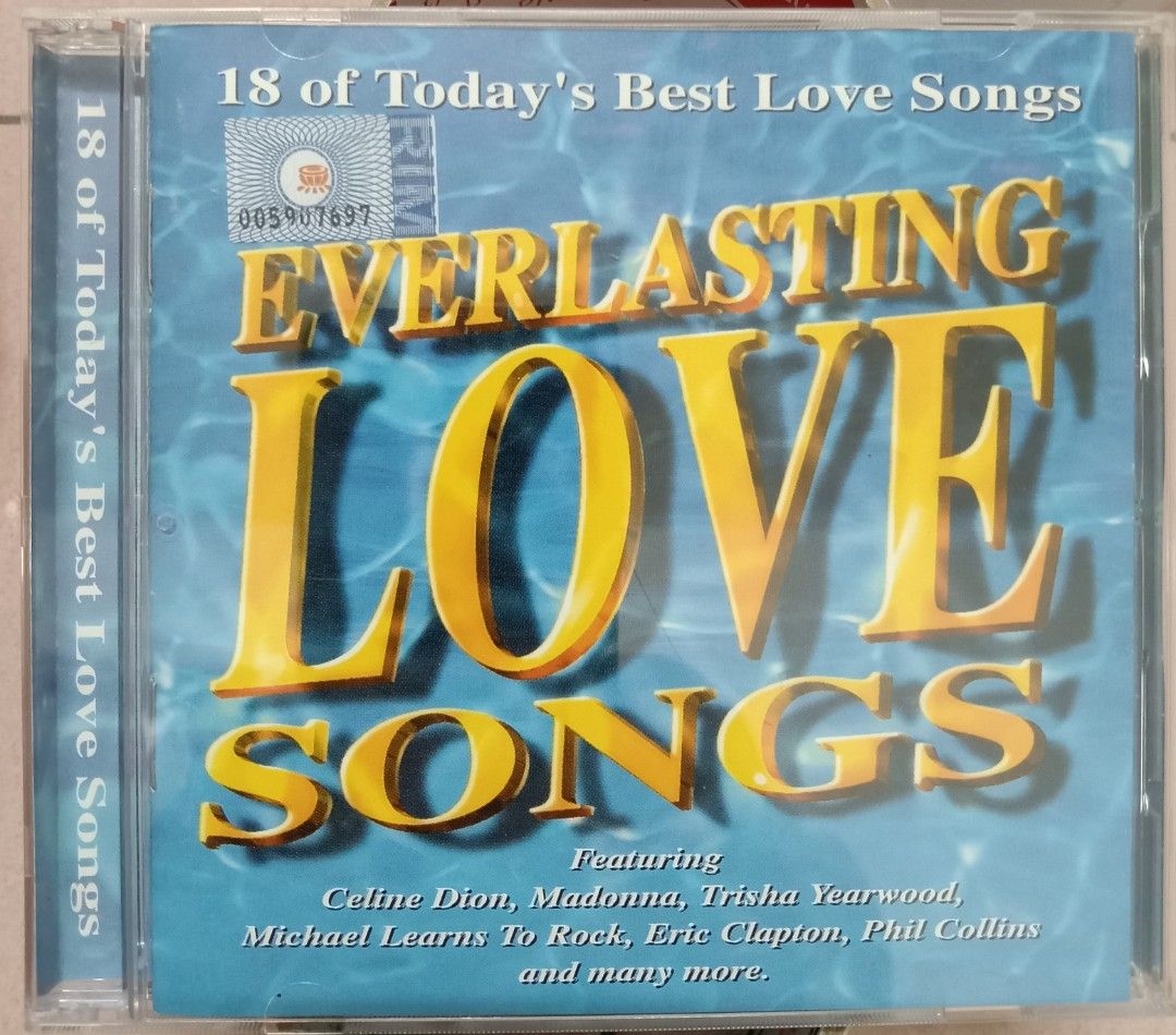 CD Everlasting love Songs ..... ️ .. YEAR 1998 WARNER MUSIC BEST SELLING LOVE ALBUM FEATURING ...