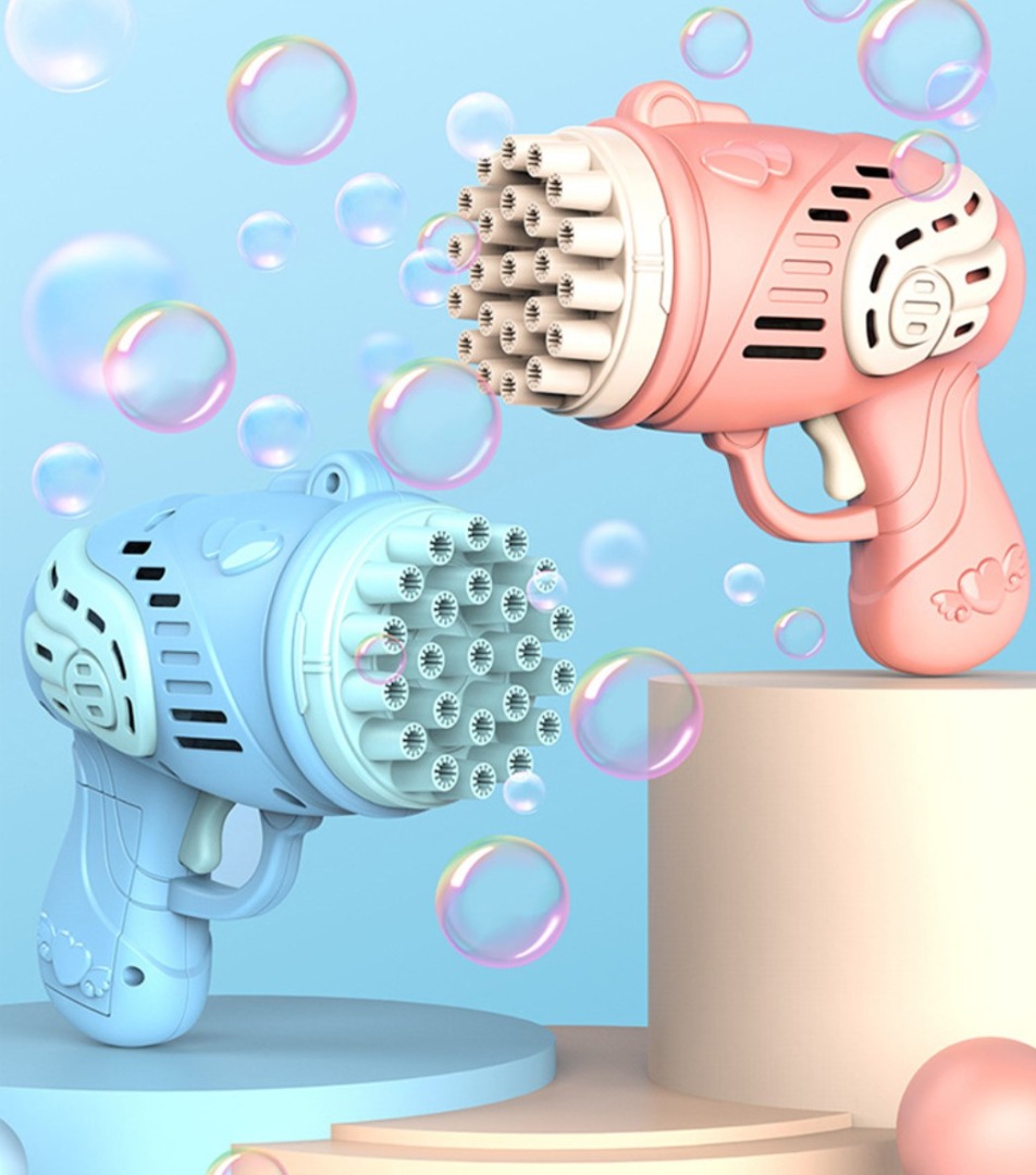 SG STOCK Children Bubble Gun Bubble Blowing Gun Handheld Multi ...