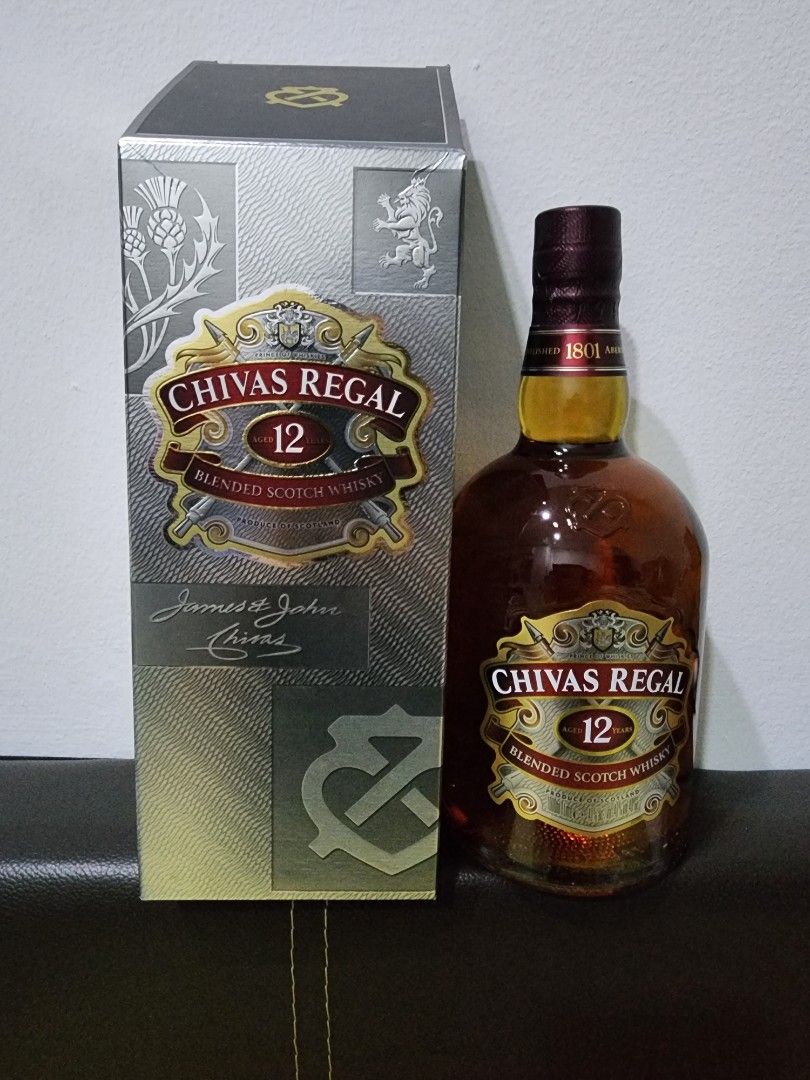 CHIVAS REGAL 12 YEARS, 1 LITRE/1000ML, Food & Drinks, Alcoholic ...