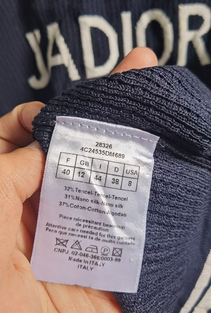Christian dior authentic knit, Luxury, Apparel on Carousell