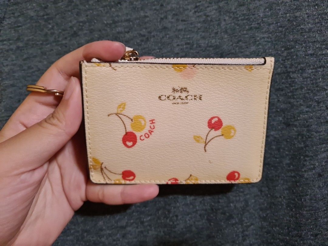 Coach Cherry Pouch, Women's Fashion, Bags & Wallets, Purses & Pouches ...