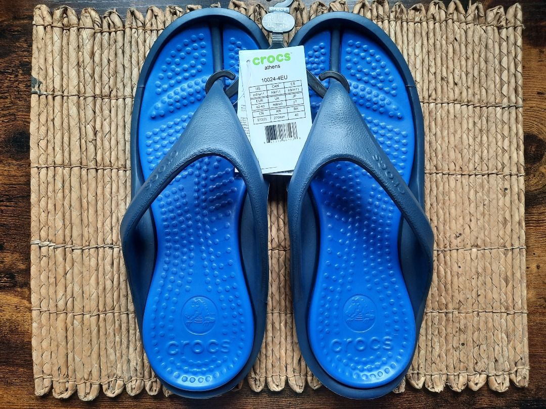 Crocs Athens Flip Flops, Men's Fashion, Footwear, Slippers & Slides on ...
