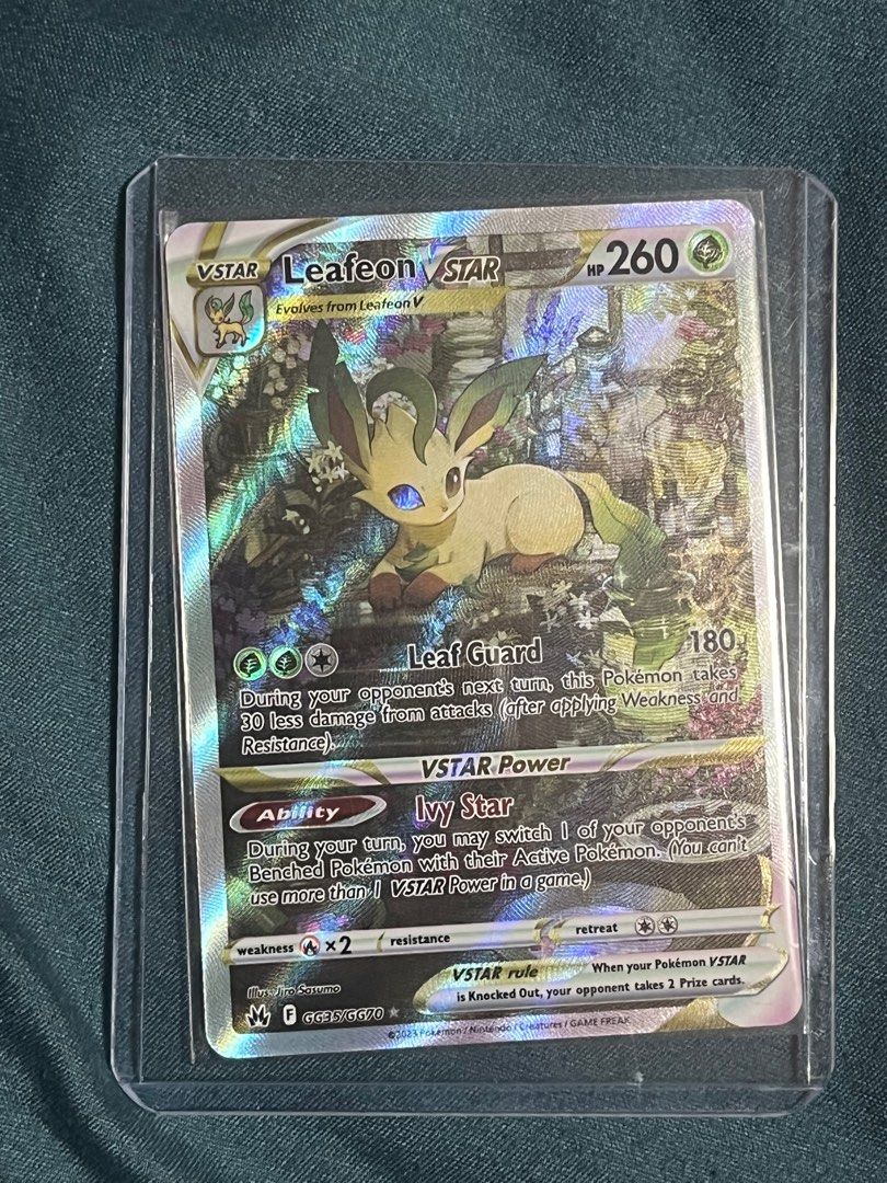 Crown Zenith Leafeon Vstar SAR, Hobbies & Toys, Toys & Games on Carousell