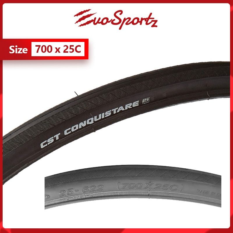 CST Conquistare Tyre | Road Bike Slim 700C Tires, Sports Equipment ...