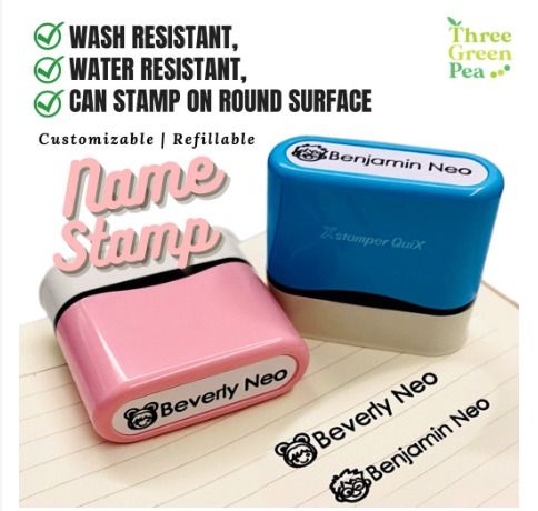 Customised Name Stamp for Kids, Teachers | XStamper - Self-Inking ...