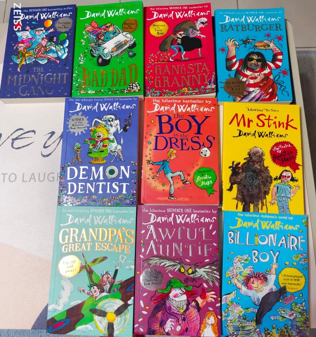 David Walliams 10 books, Hobbies & Toys, Books & Magazines, Children's ...