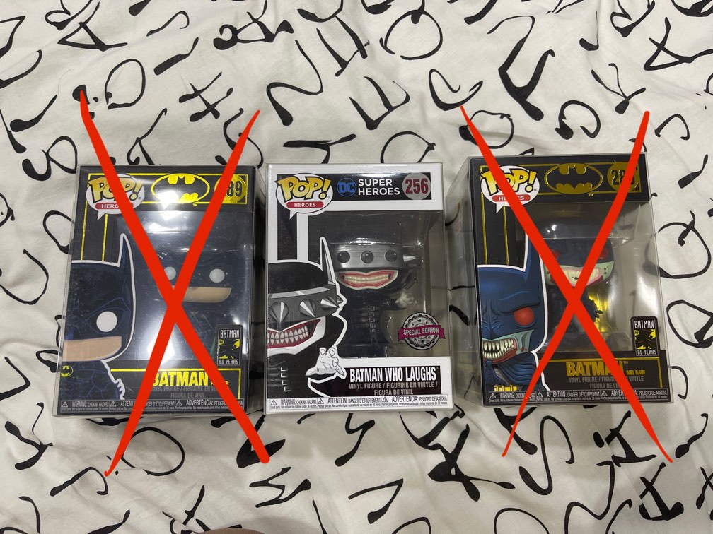 DC Funko pop vinyl EXCLUSIVE!! - batman forever, batman who laughs ...