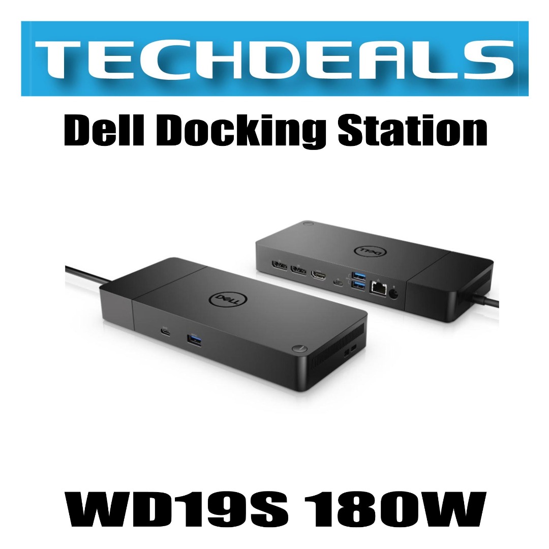 Dell Docking Station - WD19S 180W, Computers & Tech, Parts ...