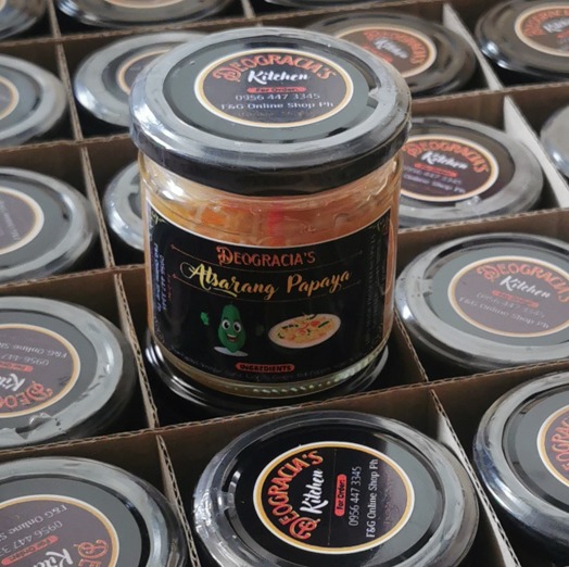 DEOGRACIA's Atsara/ Atchara / Pickled Papaya 200 grams - 24 pcs per box ...