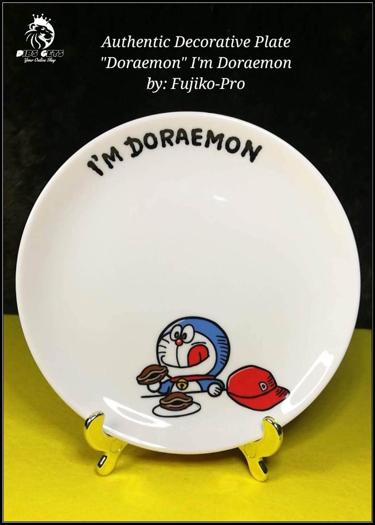 Doraemon, Authentic Decorative Plate, Hobbies & Toys, Memorabilia ...
