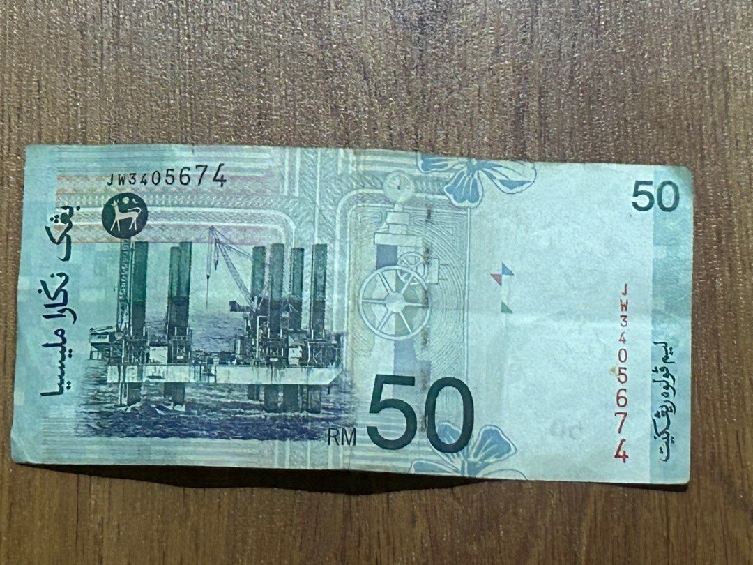 Duit RM50 lama, Hobbies & Toys, Collectibles & Memorabilia, Currency on ...