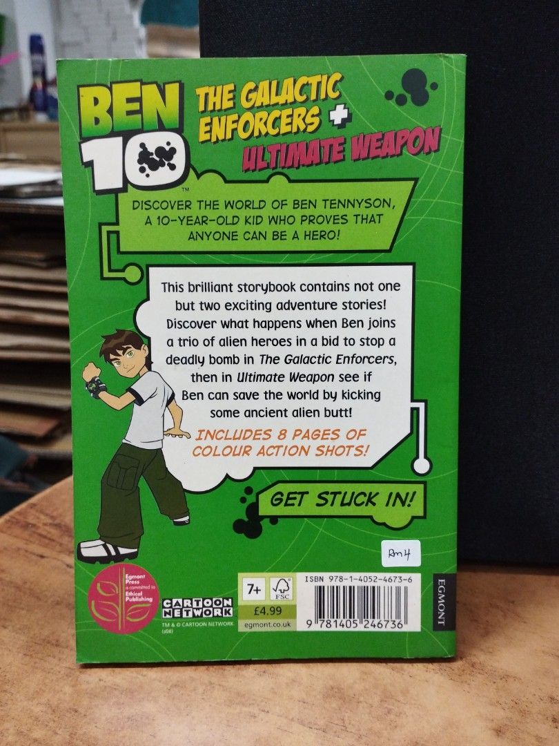 (ENG) Ben 10 Storybooks, The Galactic Enforcers + Ultimate Weapon ...