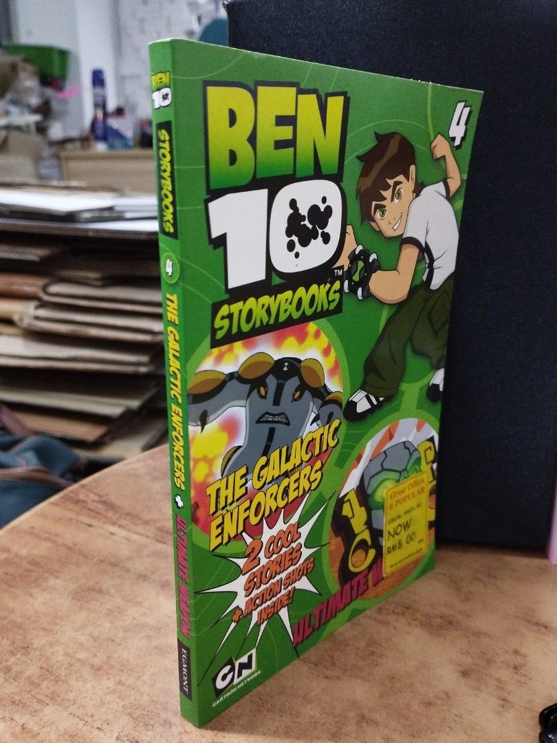 (ENG) Ben 10 Storybooks, The Galactic Enforcers + Ultimate Weapon, Hobbies & Toys, Books ...