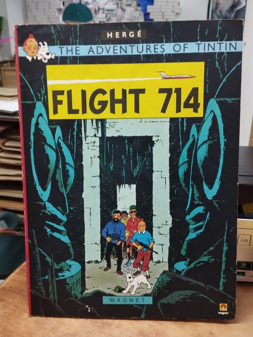 (ENG) The Adventures Of Tintin : Flight 714, Hobbies & Toys, Books ...