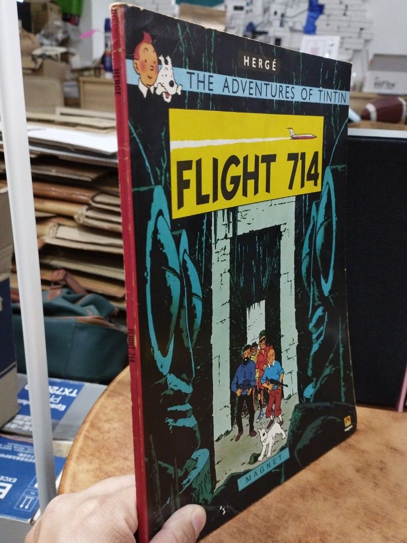 (ENG) The Adventures Of Tintin : Flight 714, Hobbies & Toys, Books ...