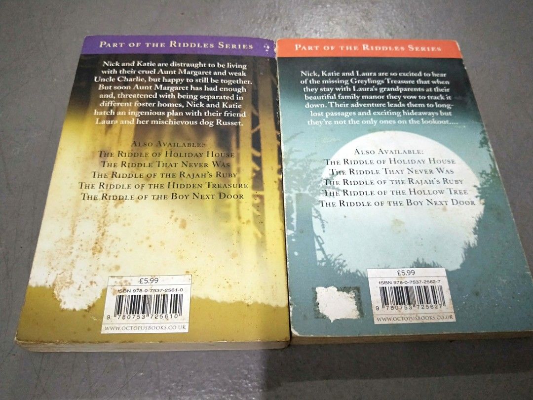 Enid Blyton The Riddles Series Books, Hobbies & Toys, Books & Magazines ...