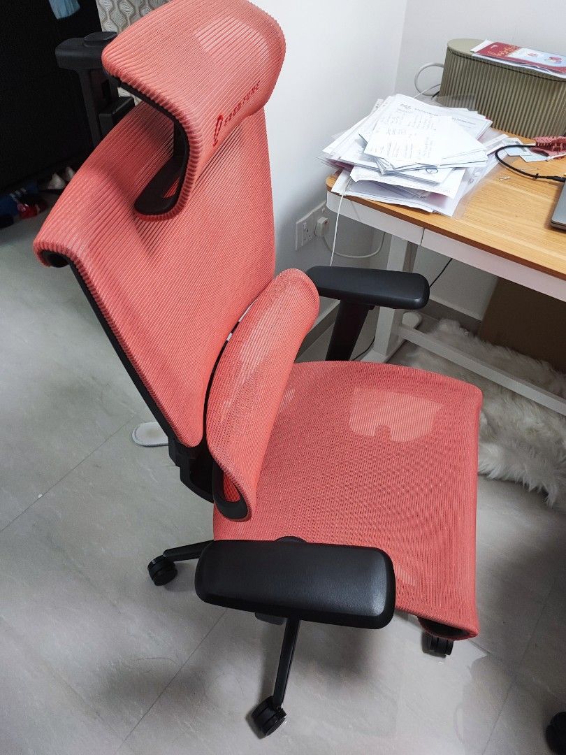 Ergotune Chair (Pink), Furniture & Home Living, Furniture, Chairs on ...