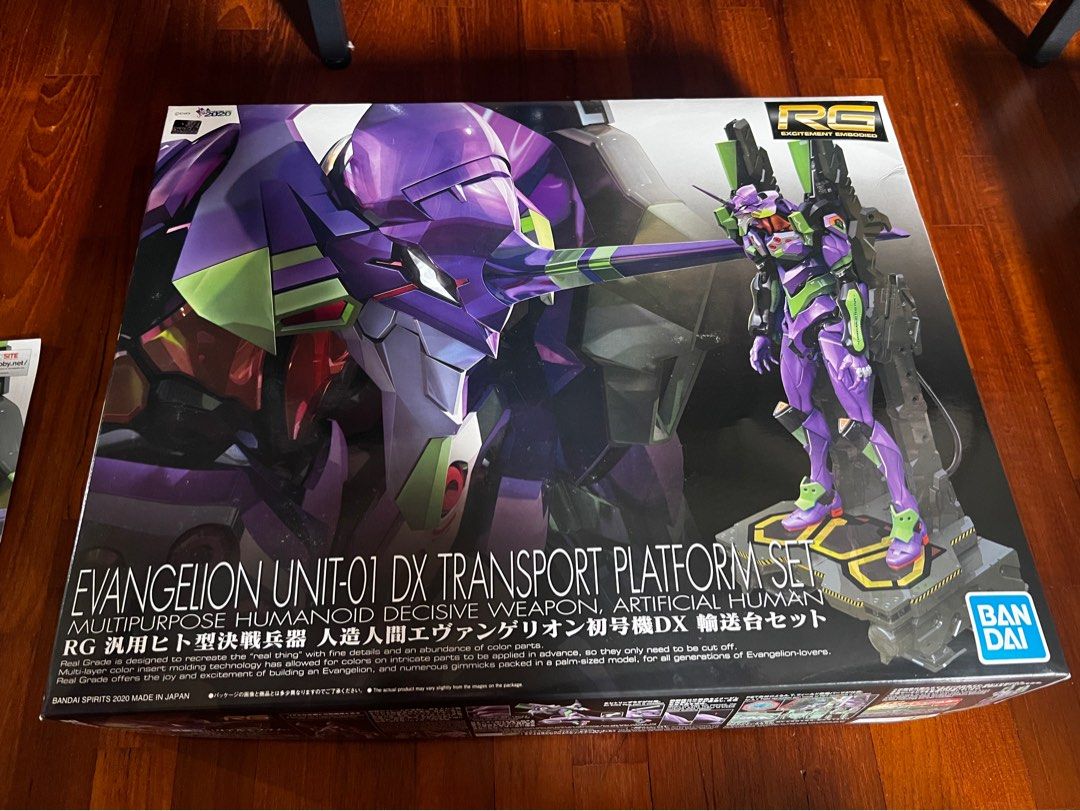 Evangelion Unit 01 DX Transport Platform Set and Evangelion Unit 00 DX ...