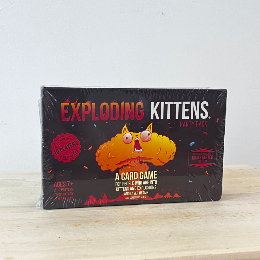 Exploding Kittens Party Pack, Hobbies & Toys, Toys & Games on Carousell