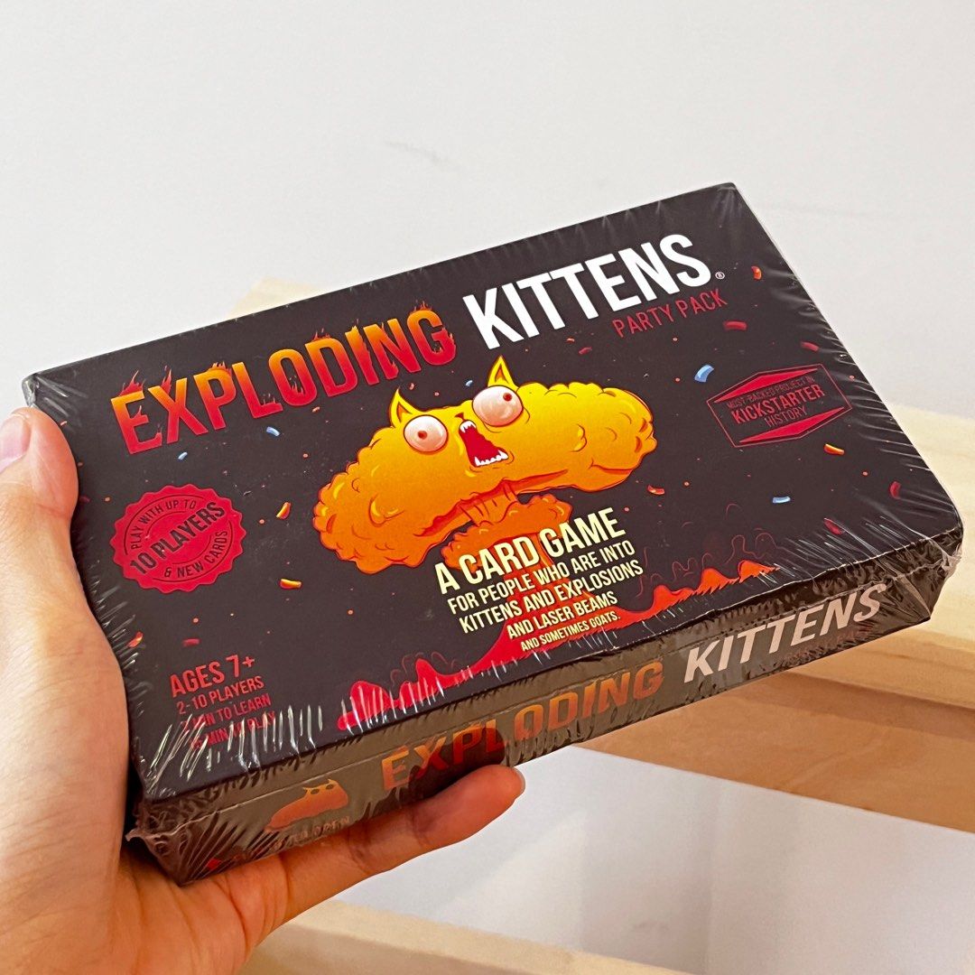 Exploding Kittens Party Pack, Hobbies & Toys, Toys & Games on Carousell