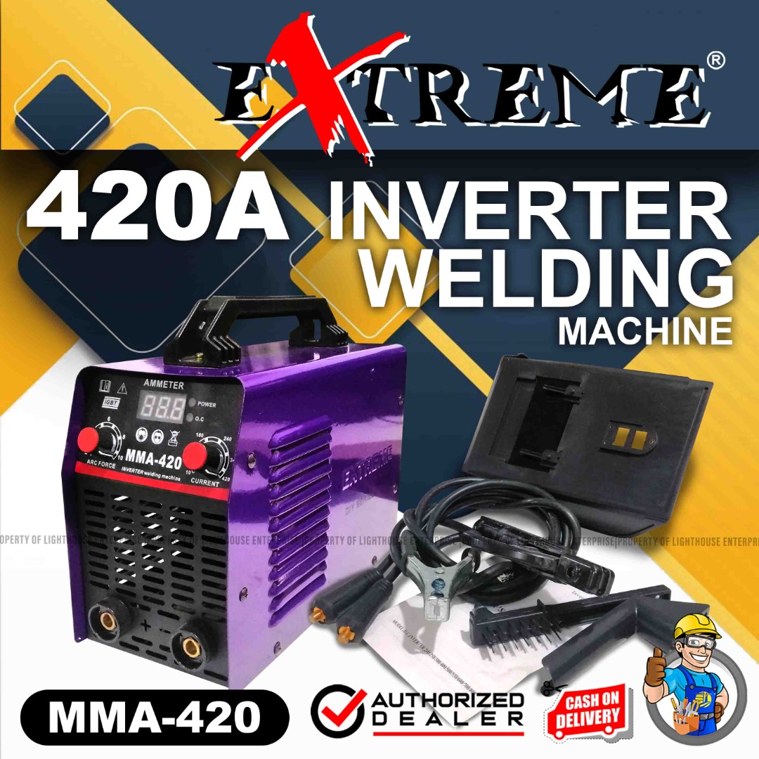 EXTREME Japan 420A Inverter Welding Machine (MMA-420) *LIGHTHOUSE ...