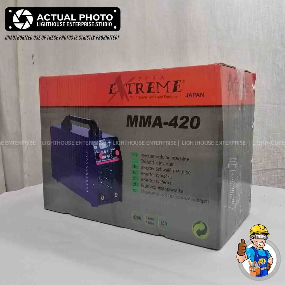 EXTREME Japan 420A Inverter Welding Machine (MMA-420) *LIGHTHOUSE ...
