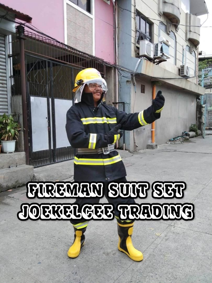 Fireman suit, Commercial & Industrial, Industrial Equipment on Carousell