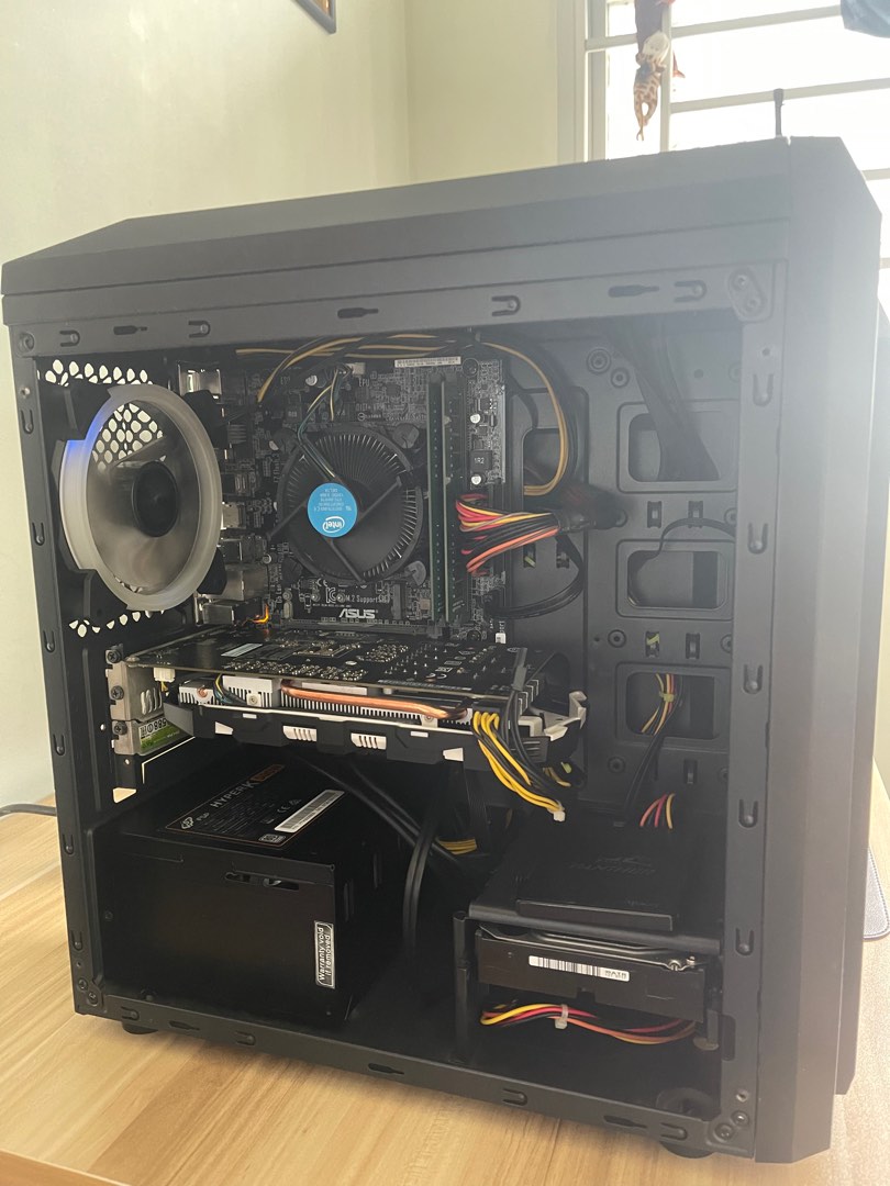 Full Build PC desktop Intel core i5 7500 + gtx 1060 6GB, Computers & Tech, Desktops on Carousell