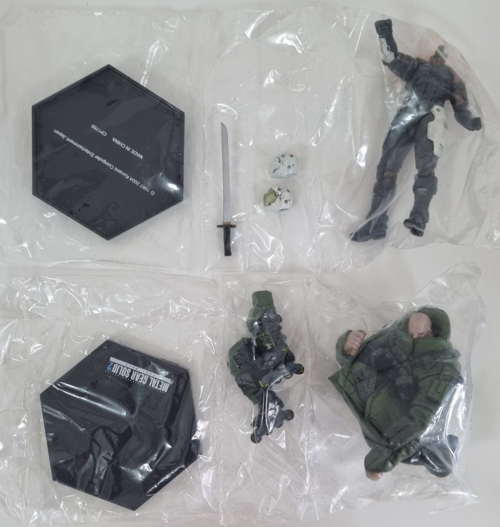 Full Set of 7 Metal Gear Solid 2 Substance Konami Figure Collection by ...