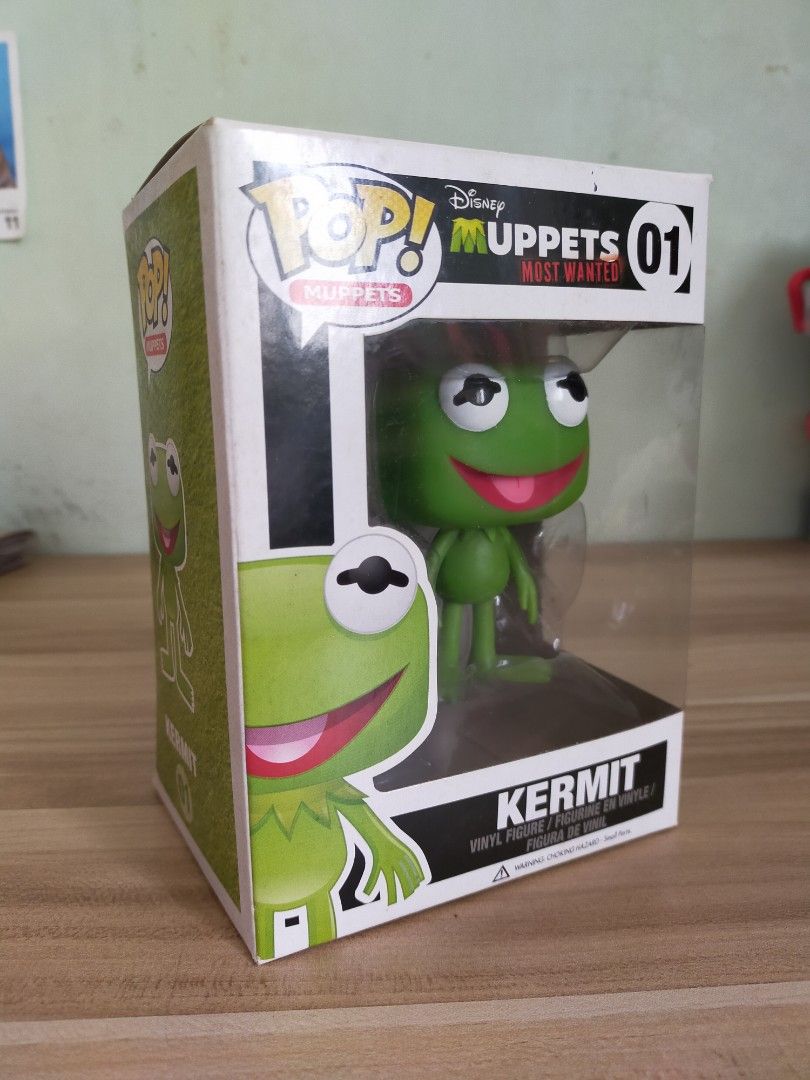 Funko Pop Kermit (Disney Muppets Most Wanted), Hobbies & Toys, Toys ...