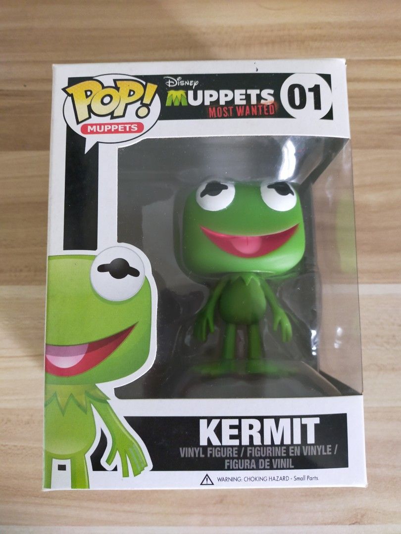 Funko Pop Kermit (Disney Muppets Most Wanted), Hobbies & Toys, Toys ...