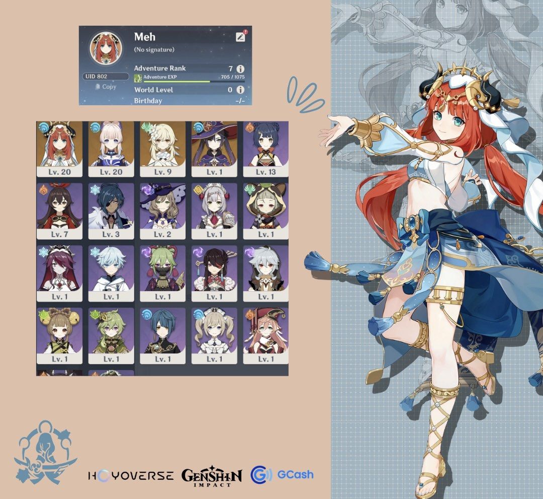 VERSION 1.0 GENSHIN IMPACT ACCOUNT, Video Gaming, Video Games, Others ...