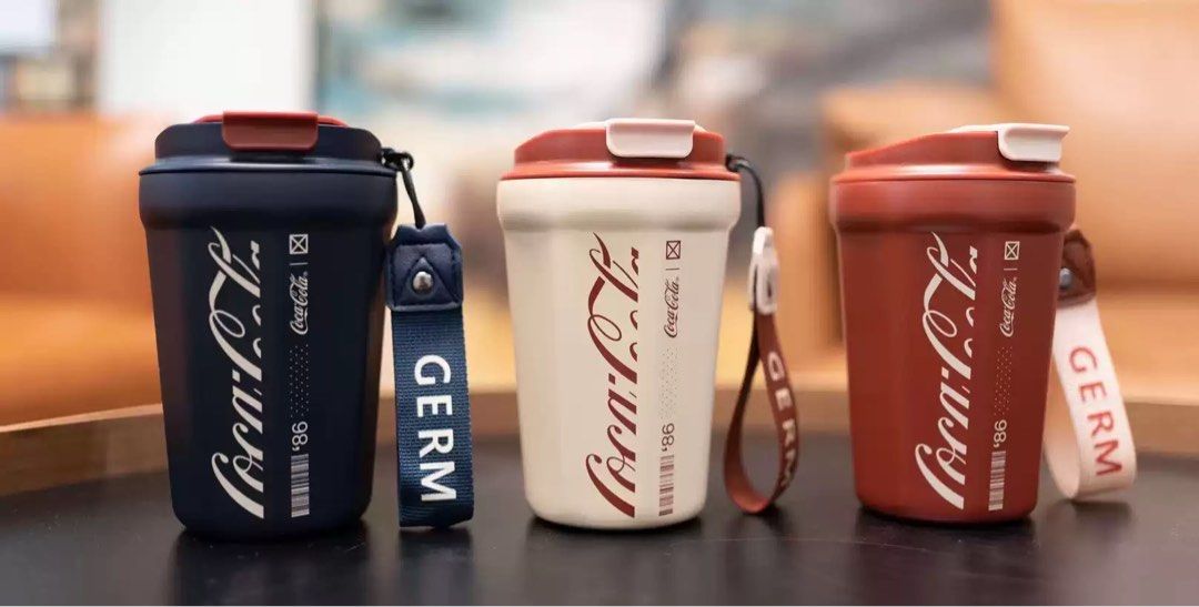 Germ X Coca Cola Insulated Mug, Furniture & Home Living, Kitchenware ...