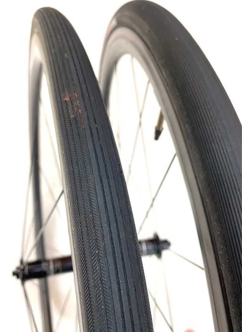Giant SLR1 carbon wheelset 30mm (rim brake) free tyre and tube, Sports ...