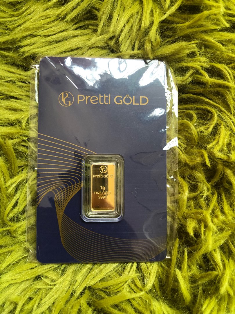 Gold Bar Pretti Gold 1g, Everything Else on Carousell