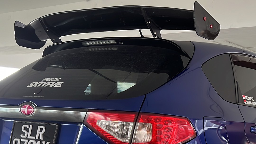 Gt wing for hatch backs js buddy club apr rep frp, Car Accessories ...