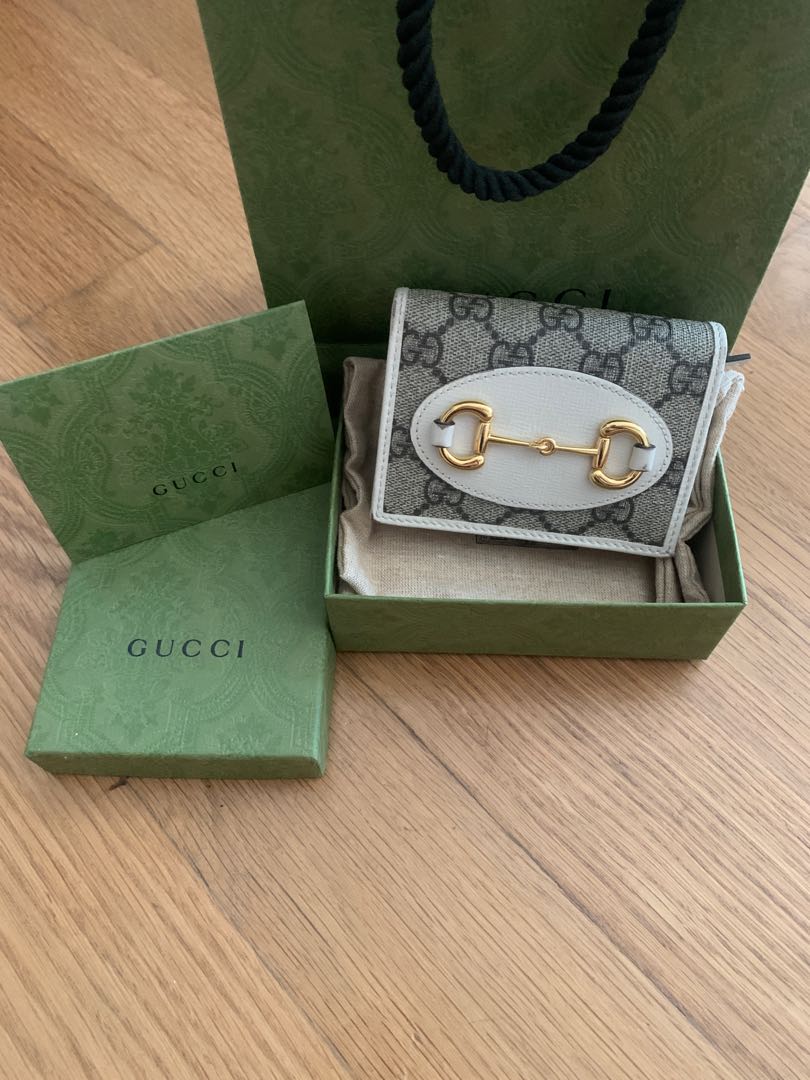 Gucci 1955 White Wallet Full Set-bought at MBS Gucci store, Luxury ...