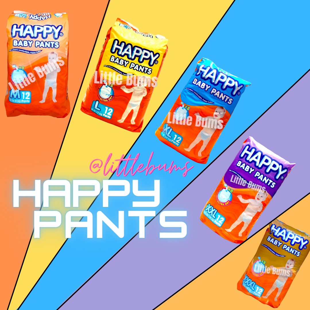 HAPPY BABY PANTS 12, Babies & Kids, Bathing & Changing, Diapers & Baby ...