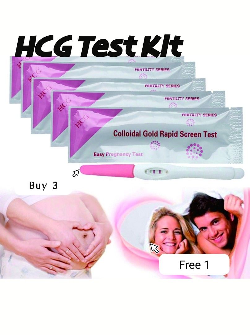 HCG Pregnancy Test Kit (Buy 3 free 1), Babies & Kids, Maternity Care on ...