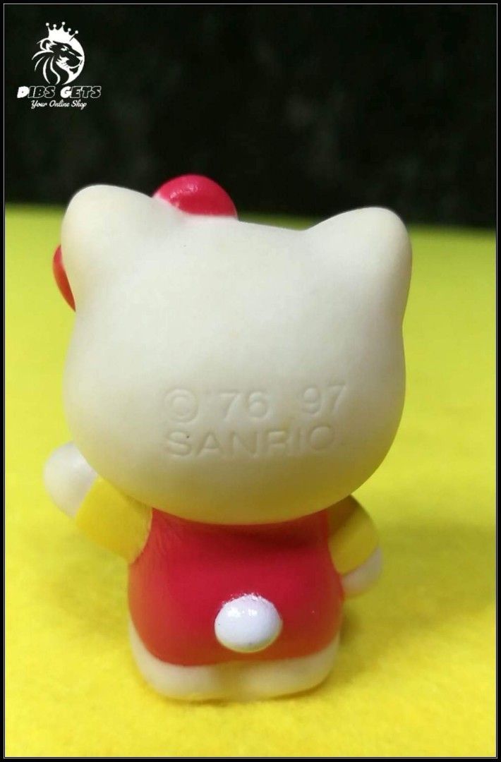 Hello Kitty, Authentic Vintage Minifigure by: 1997 Sanrio on Carousell