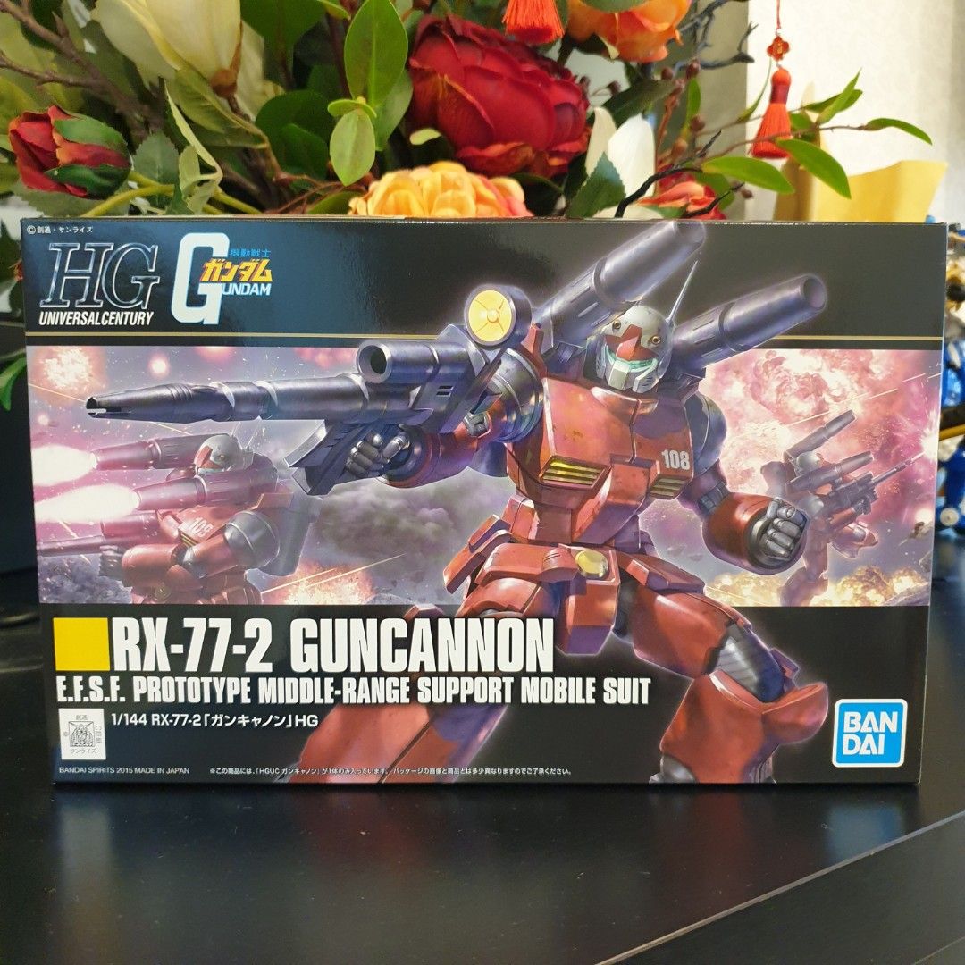 HGUC RX-77-2 Guncannon Revive Gundam Gunpla, Hobbies & Toys, Toys & Games on Carousell