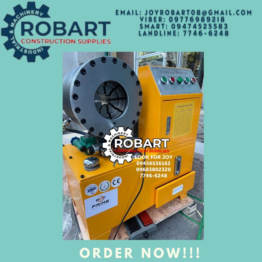 HOSE CRIMPING MACHINE, Commercial & Industrial, Construction Tools ...