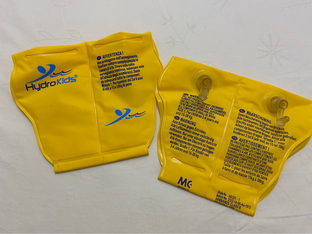 HYDROKIDS inflatable armbands, Babies & Kids, Babies & Kids Fashion on ...