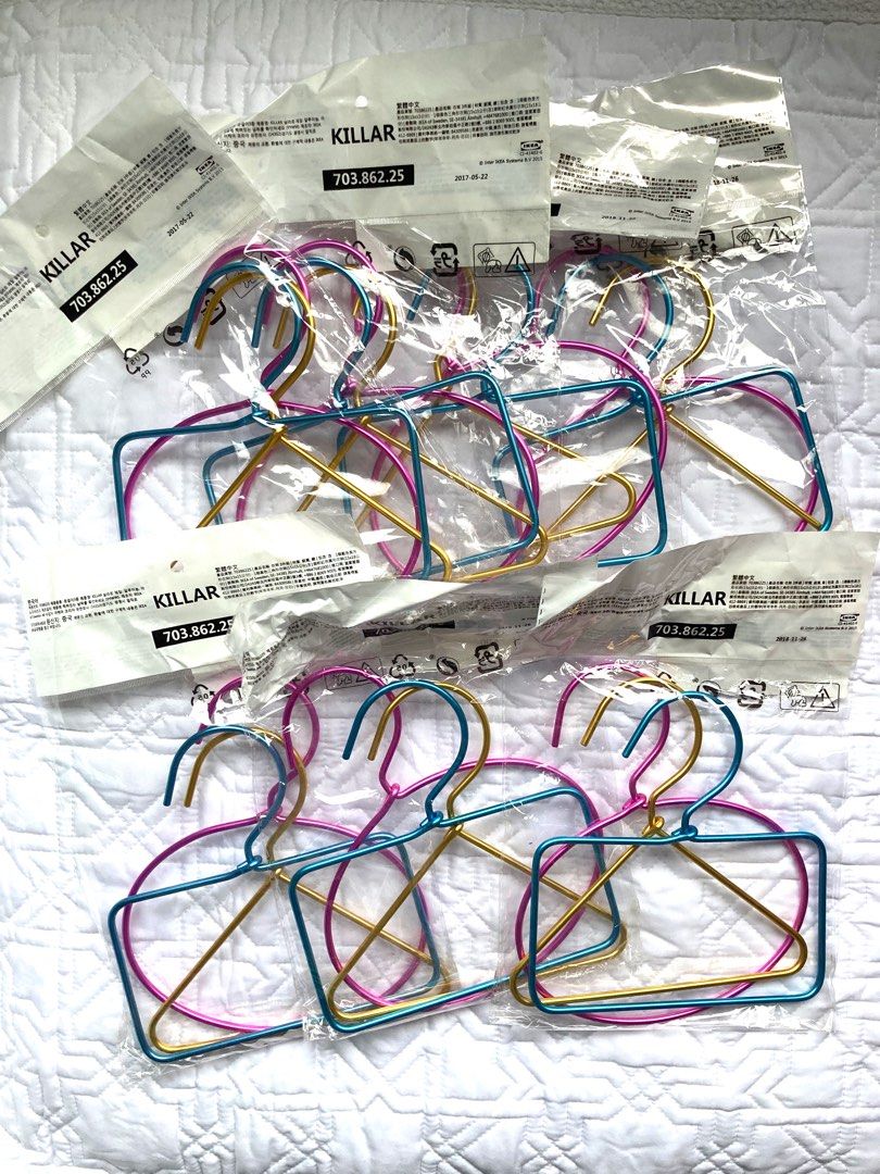IKEA KILLAR hanger set of 3, Furniture & Home Living, Home Improvement ...