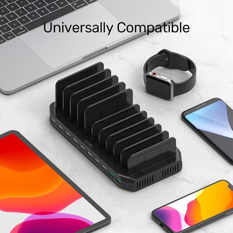 ~instock~ Alxum USB Charging Station 10 Port with 2 QC 3.0, Multi Fast ...
