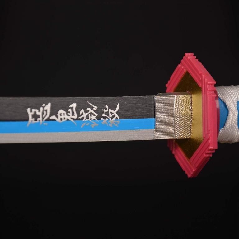 ~instock~ Wooden sword anime samurai sword, Demon Slayer sword-Tomioka ...
